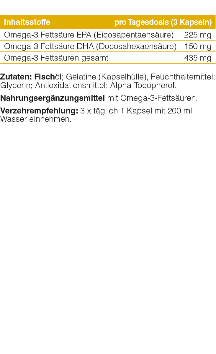 Omega-3 160 Kapseln – SUPZ Nutrition