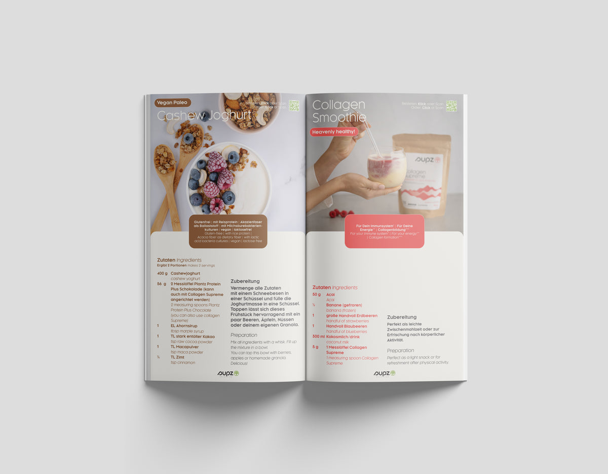 Recipe Brochure Smoothies & more – (Print Edition v3.25) – SUPZ Nutrition